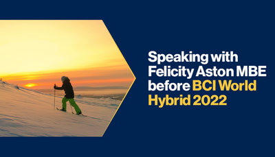 Speaking with Felicity Aston MBE before BCI World Hybrid 2022 | BCI