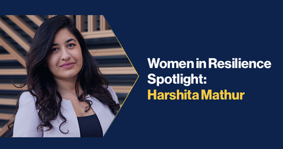 Women in Resilience Spotlight: Harshita Mathur | BCI