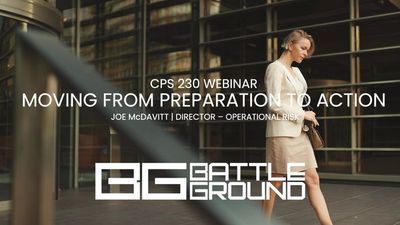 CPS 230: From Preparation to Action | BCI