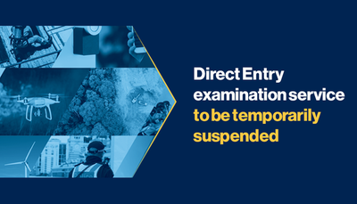 Direct Entry examination service to be temporarily suspended | BCI