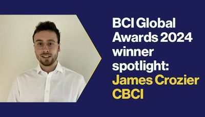 BCI Global Award 2024 winner spotlight: James Crozier CBCI | BCI