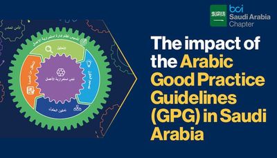 The impact of the Arabic Good Practice Guidelines (GPG) in Saudi Arabia | BCI